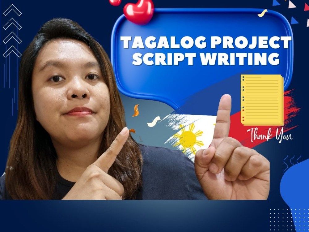 Tagalog Youtube / Project Script Writing | Upwork
