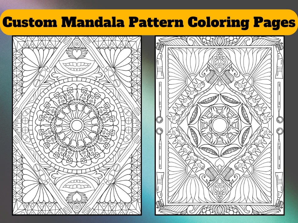10 Never-seen-before Mandala Pattern Coloring Pages to sell | Upwork