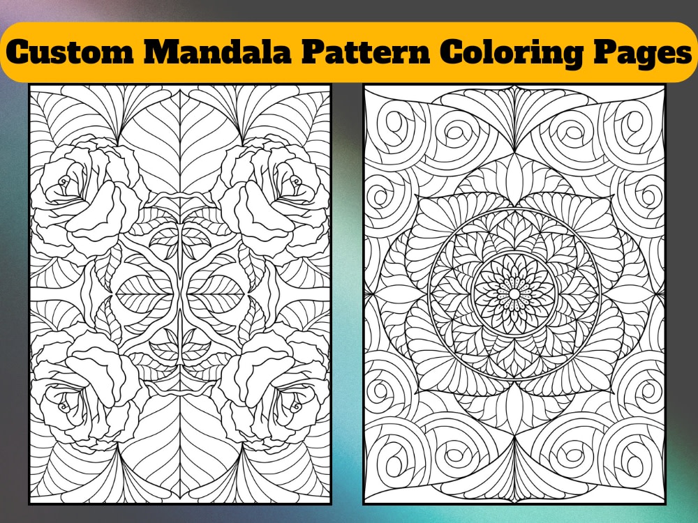 10 Never-seen-before Mandala Pattern Coloring Pages to sell | Upwork