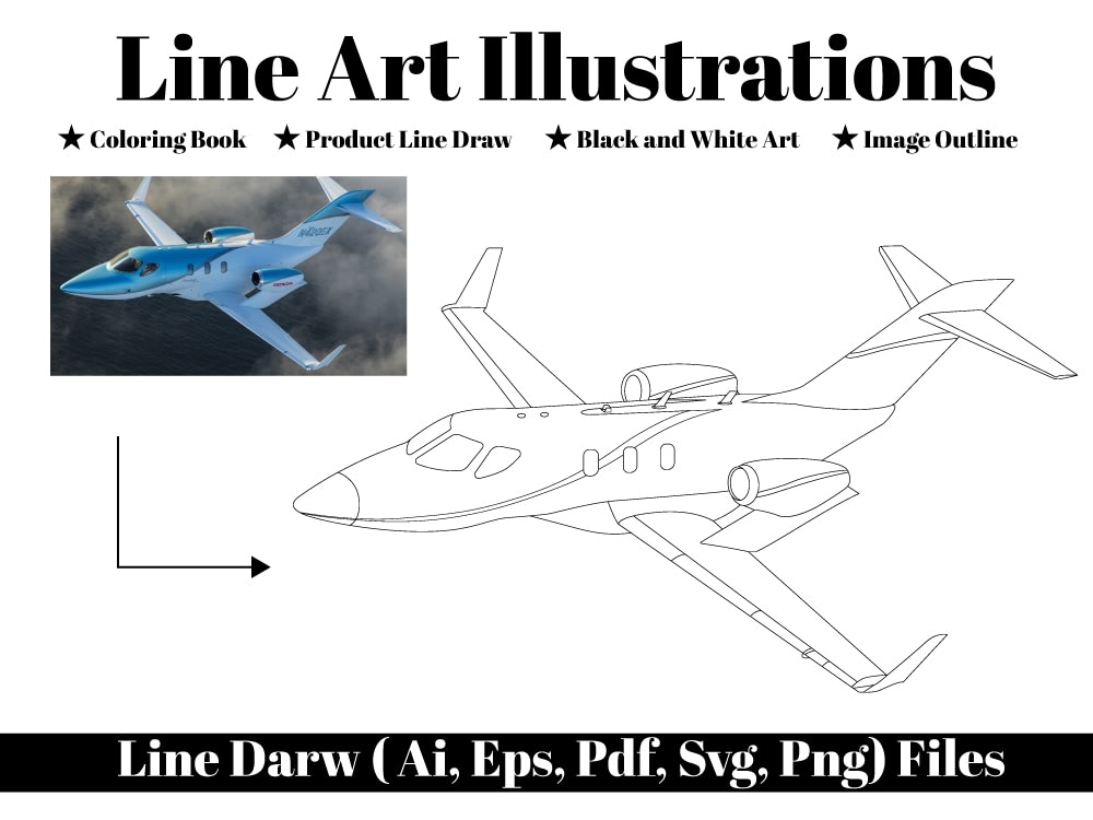 Clean and smooth Vector line draw, Line art illustrations, Image out ...