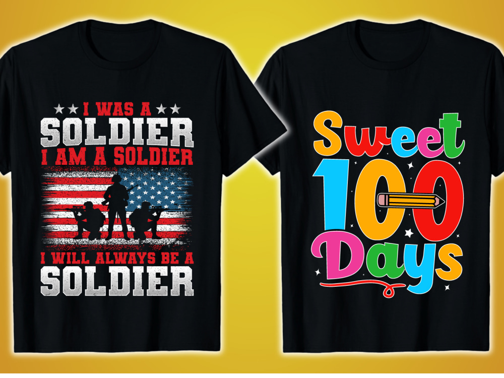 Any event custom bulk t shirt design | Upwork