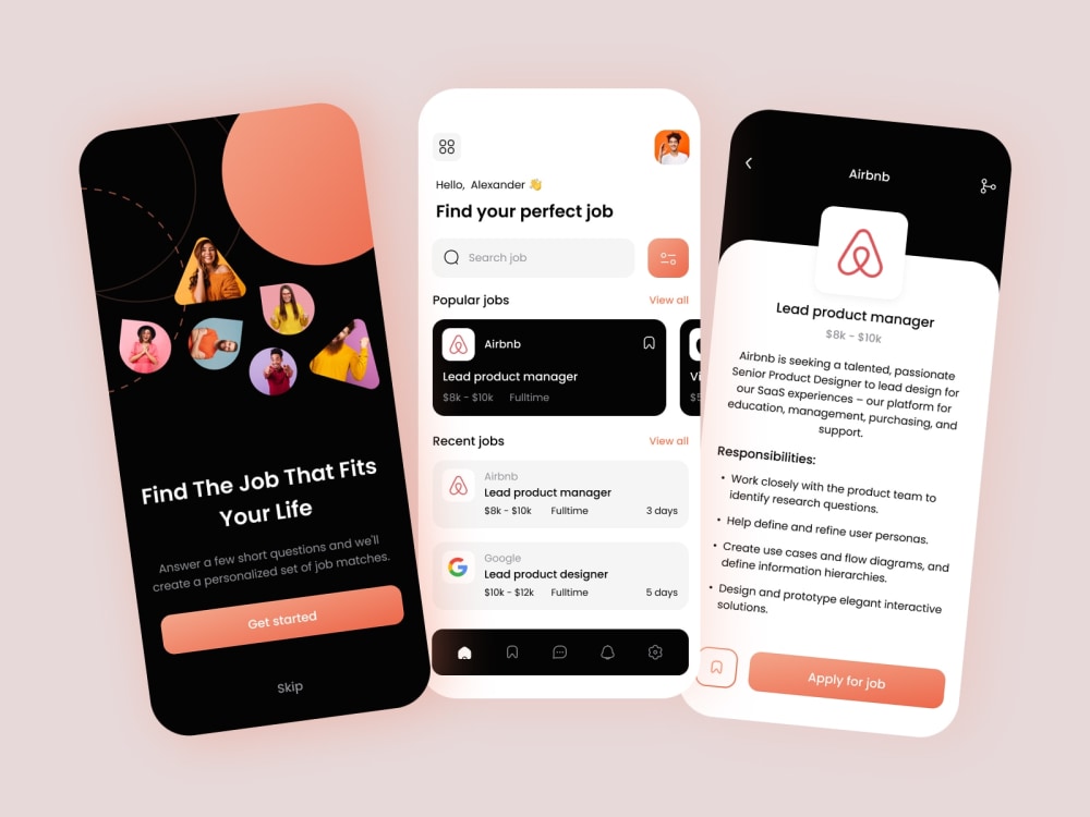A complete Mobile App Design (iOS/Android) in Figma | Upwork
