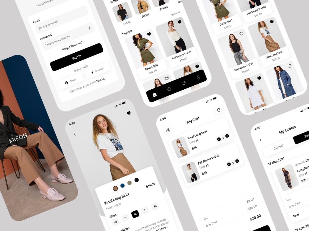 A complete Mobile App Design (iOS/Android) in Figma | Upwork