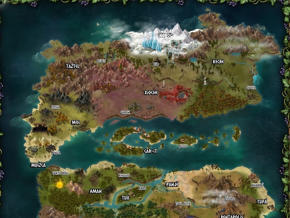 A Videogame or Board Game dnd Novel Fantasy Medieval Sci Fi RPG Map ...