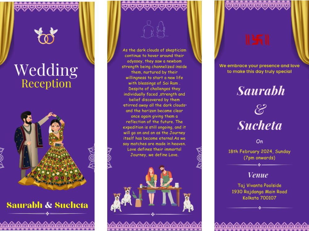 Digital invite card design or invitation card in 24 hours | Upwork