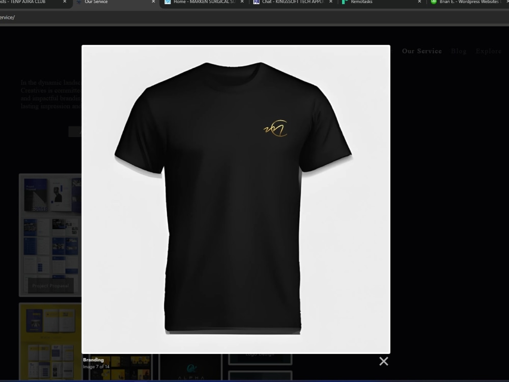 A Visually Appealing Portfolio Website | Upwork