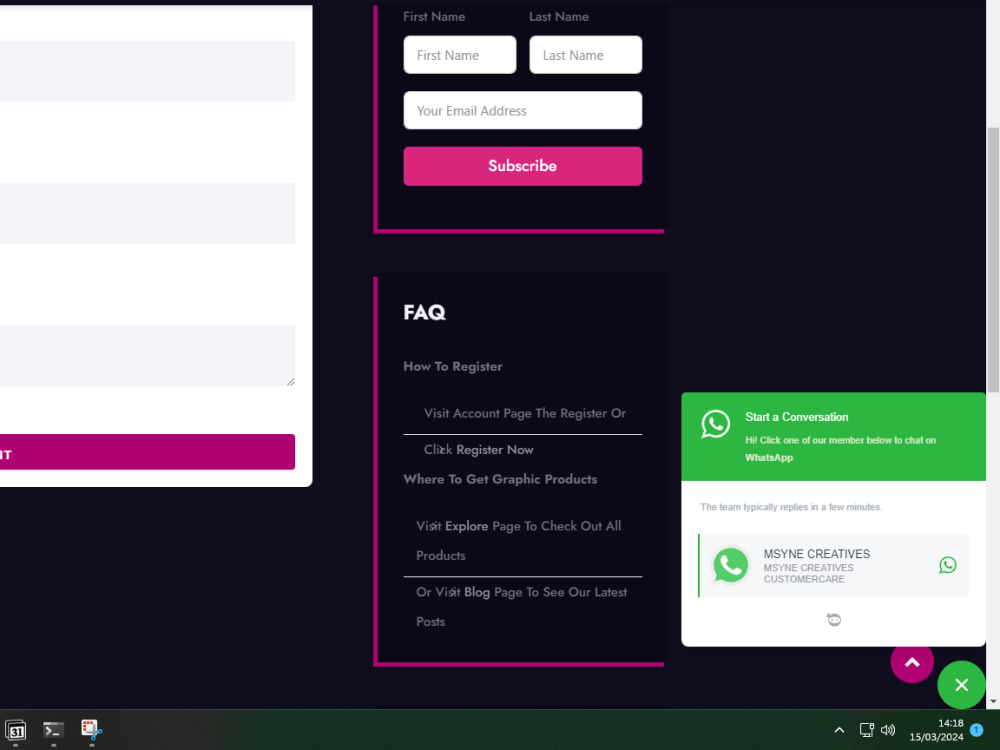 A Visually Appealing Portfolio Website | Upwork