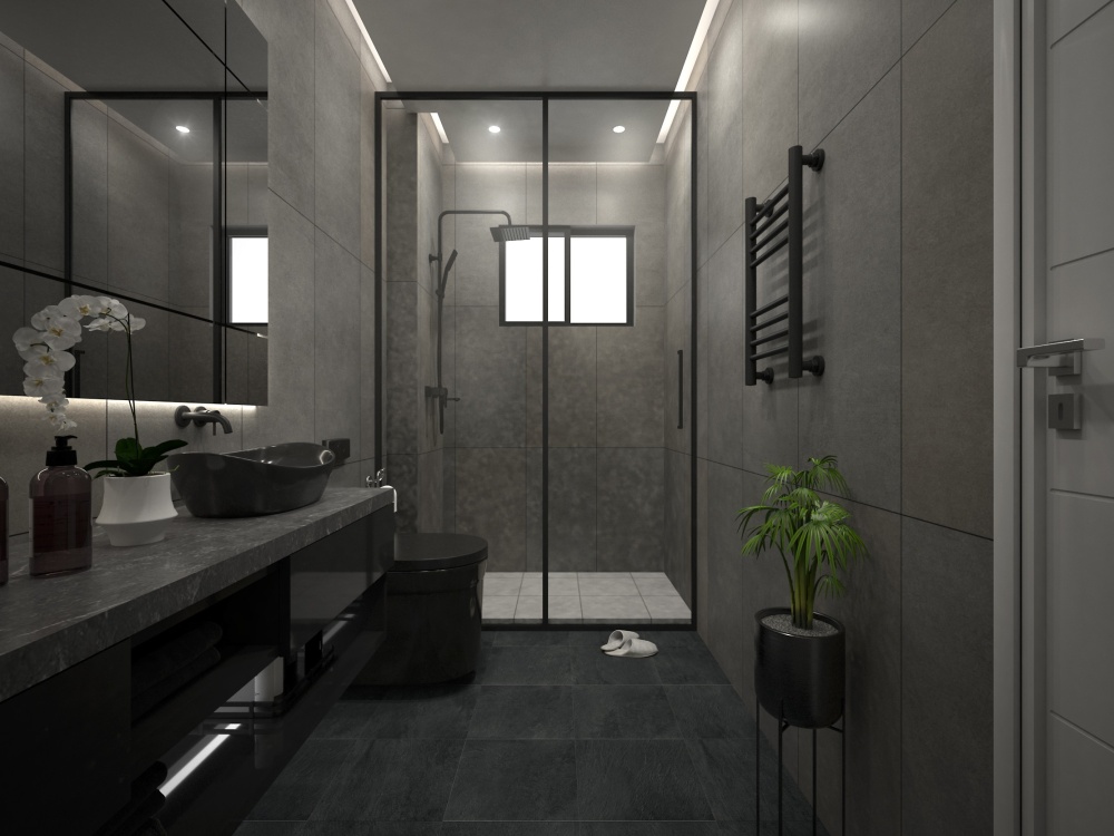 Washroom 3D design, model and rendering service | Upwork