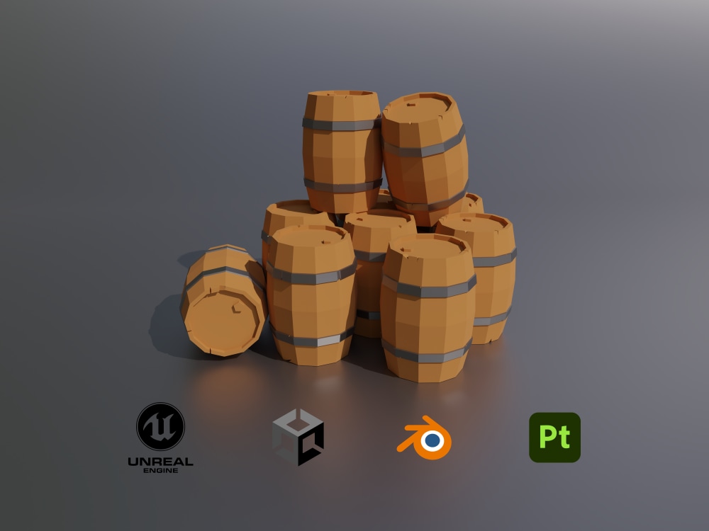 3D Low Poly Game Model, Low Poly Game Assets | Upwork