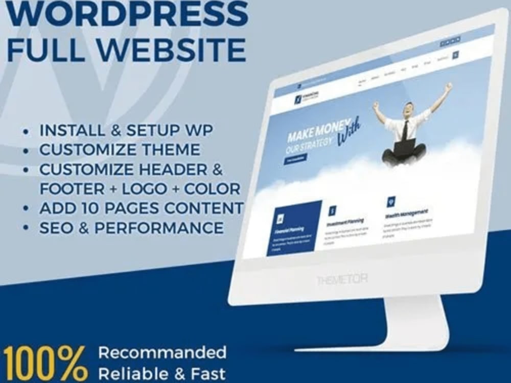 A wordpress website with a custom design and redesign | Upwork