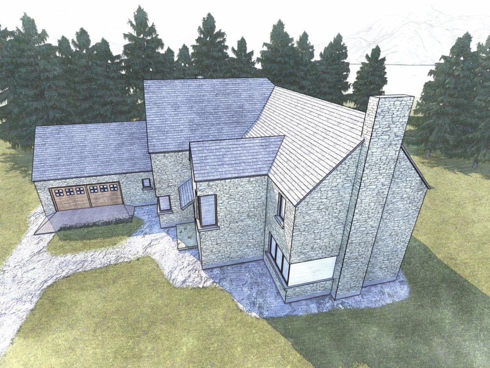 10 Architectural sketchy illustrations of a house | Upwork