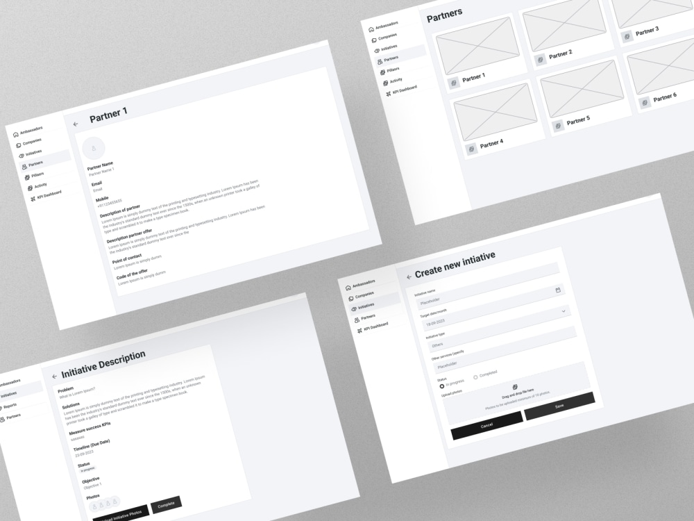 Wireframes for your Website and Web App in Figma | Upwork