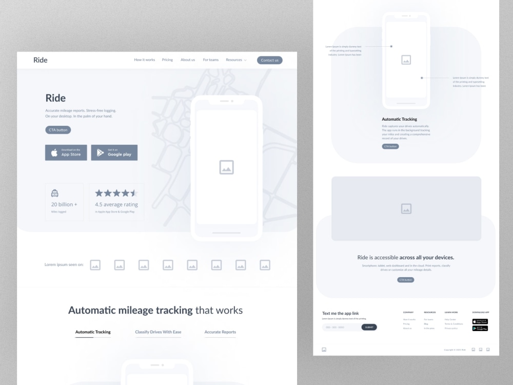 Wireframes for your Website and Web App in Figma | Upwork
