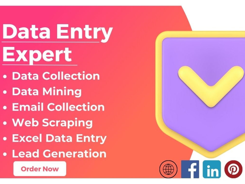 Data Entry and Lead Generation Excel to pdf and copy paste | Upwork