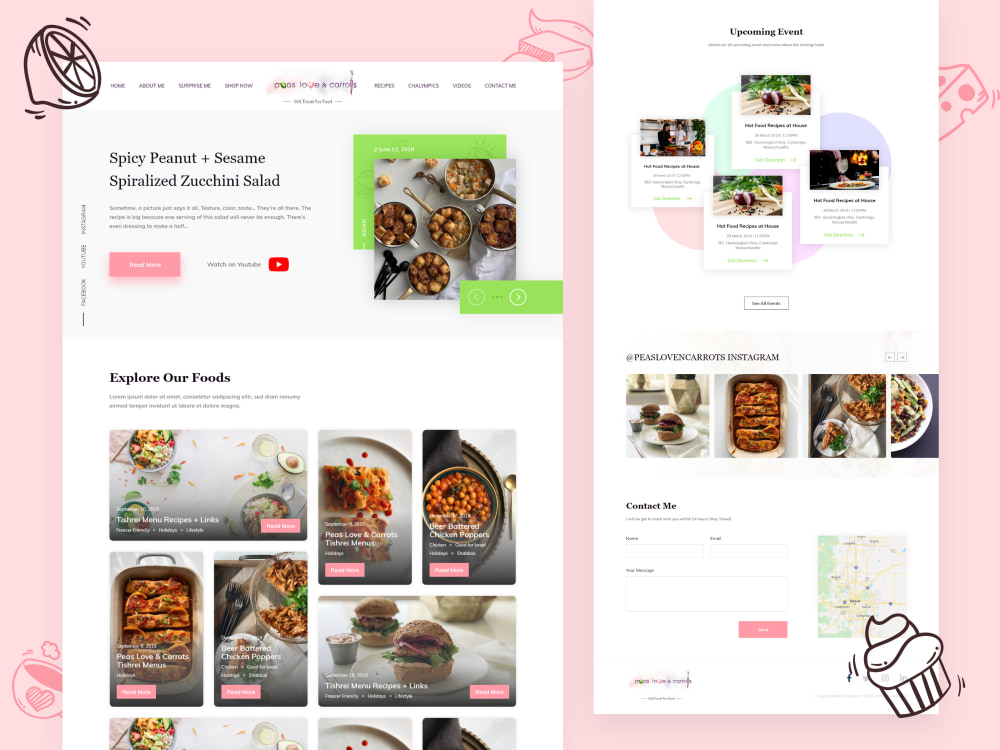 Creative and unique website design in Figma | Upwork
