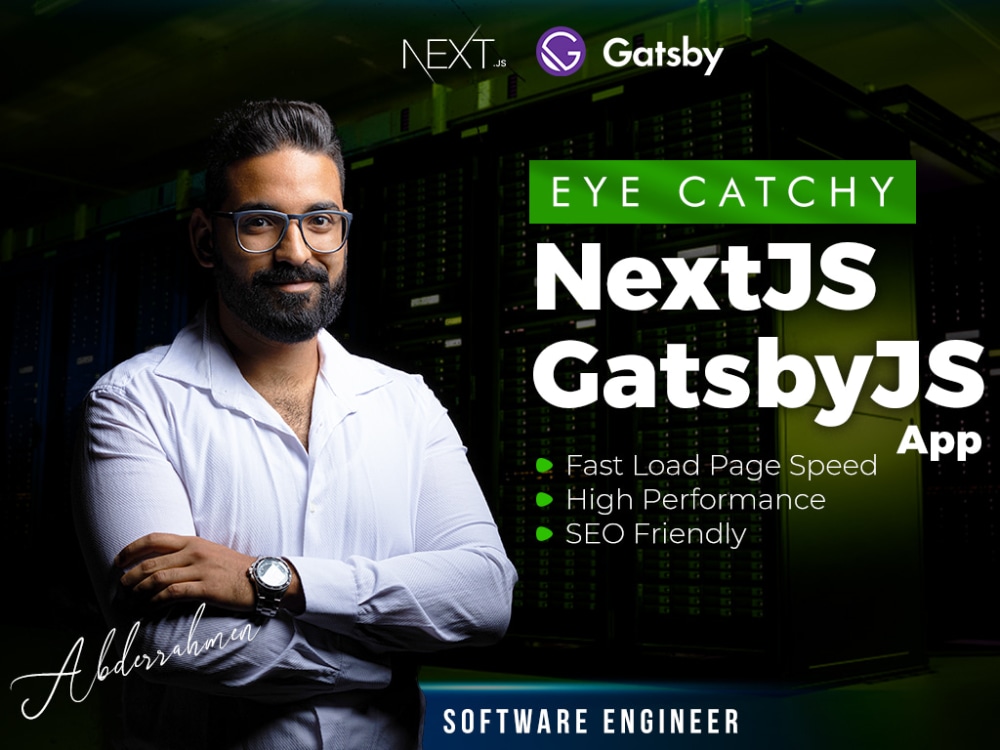 A next js or gatsby js web application | Upwork