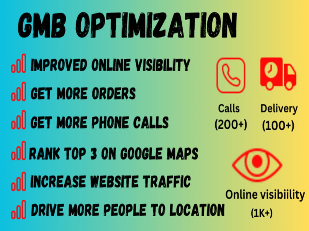 Google My Business GMB Optimization | #1 Ranking on Google map | Upwork