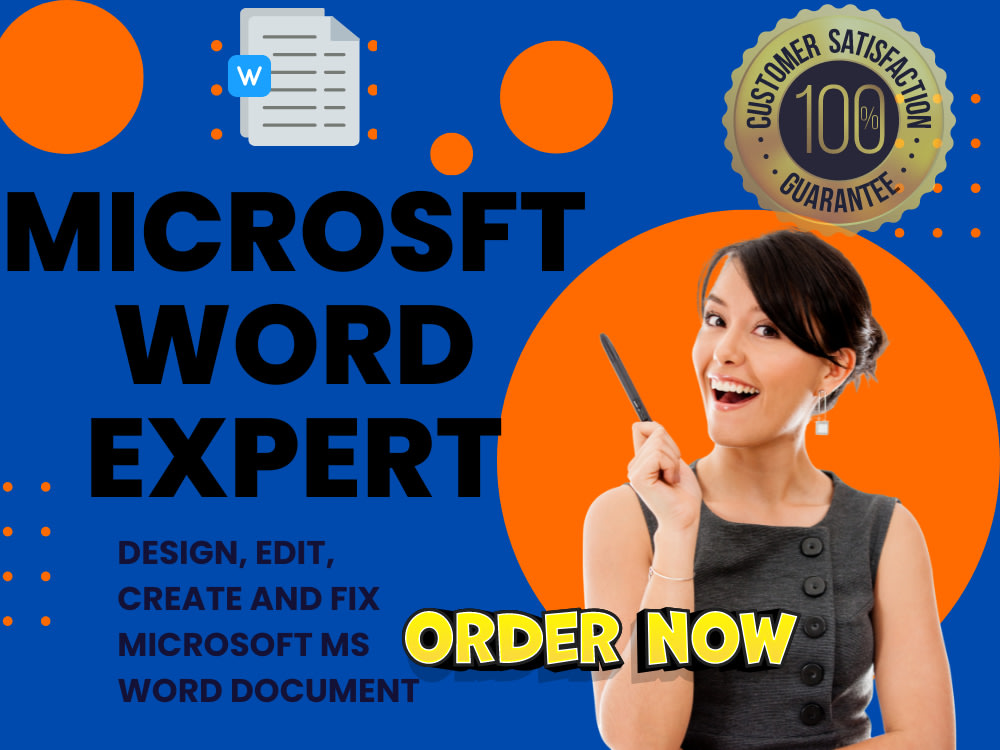 Design, edit, create and fix microsoft ms word document | Upwork