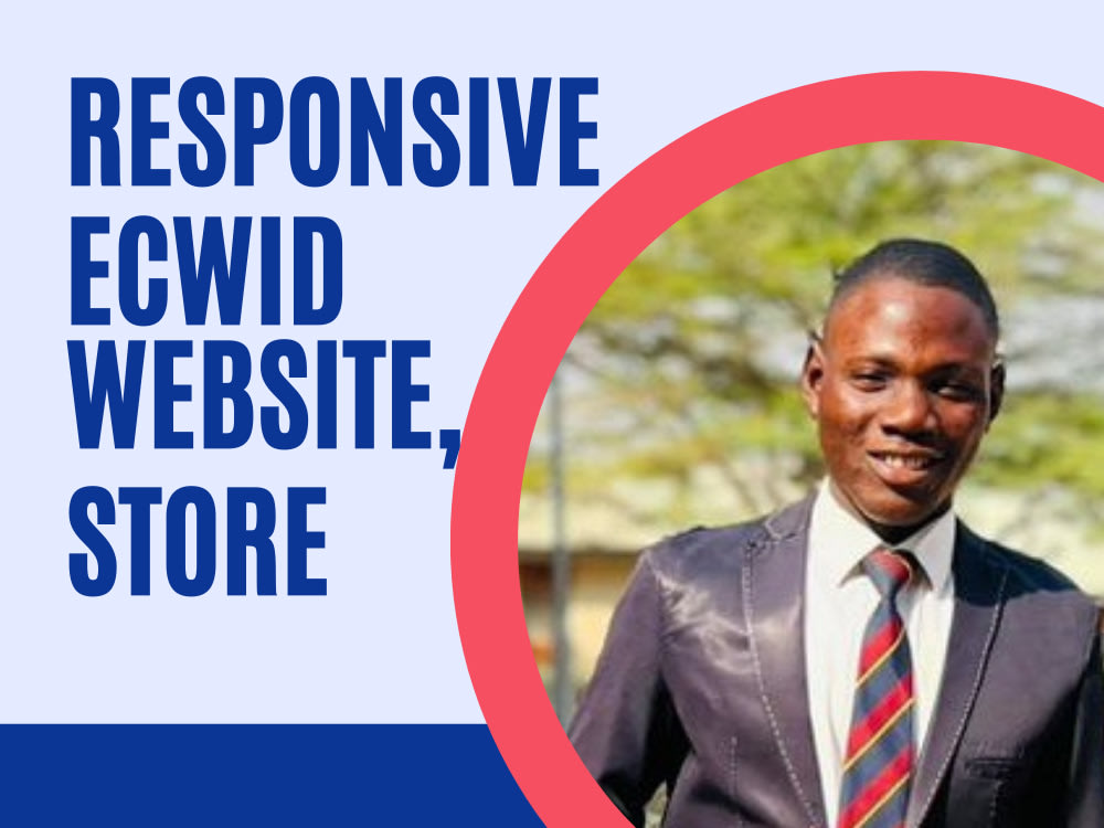 A complete responsive Ecwid website or store | Upwork