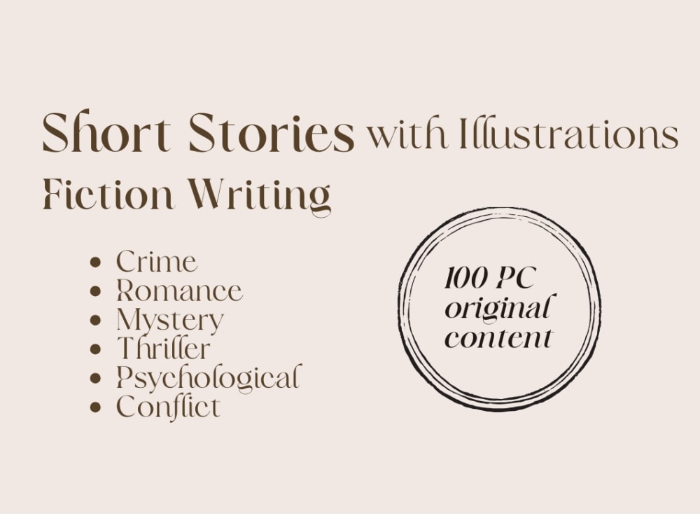 Creative short story with illustrations | Upwork