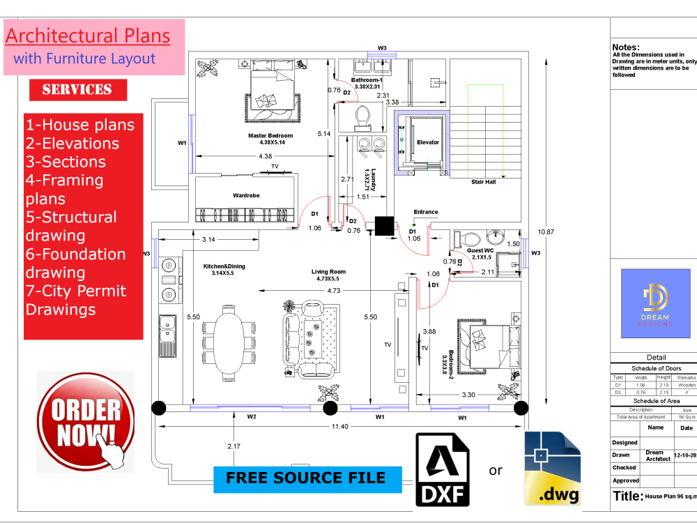 Architectural permit drawings, structural drawings, house plan | Upwork