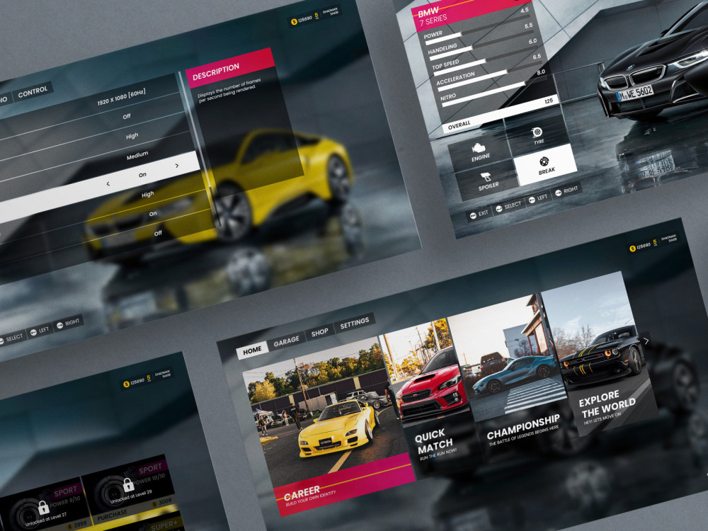 Professional aaa game UI UX, hud, assets for PC and console | Upwork