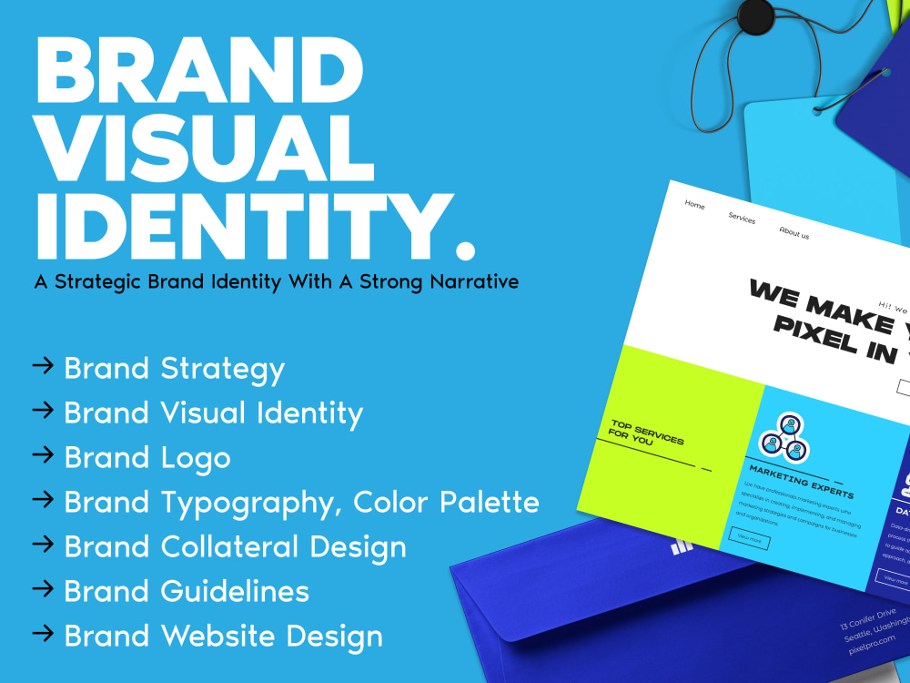 A visual identity, strategic visual identity, visual designer | Upwork