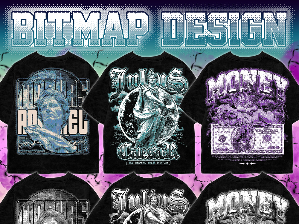 Bitmap streetwear t shirt and hoodie designs | Upwork