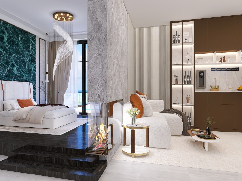 Realistic interior design 3D rendering, interior services home design ...