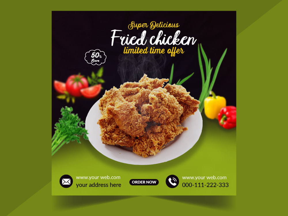 Amazing Fast Food Social Media post | Upwork