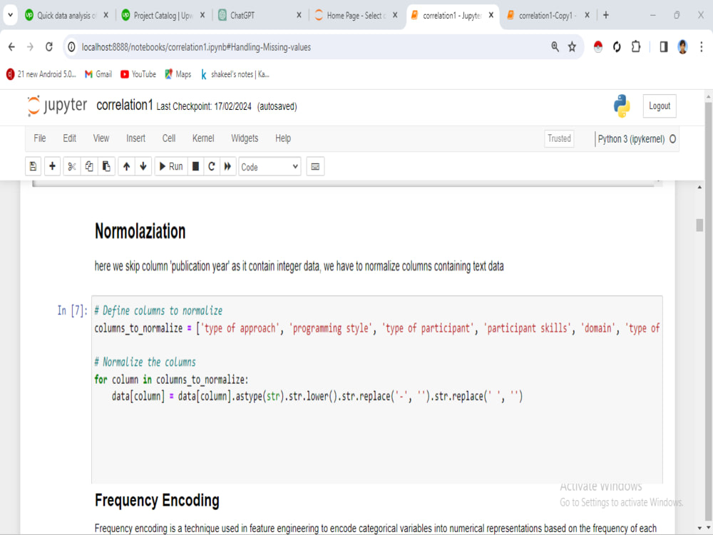 Data analysis of textual dataset | Upwork
