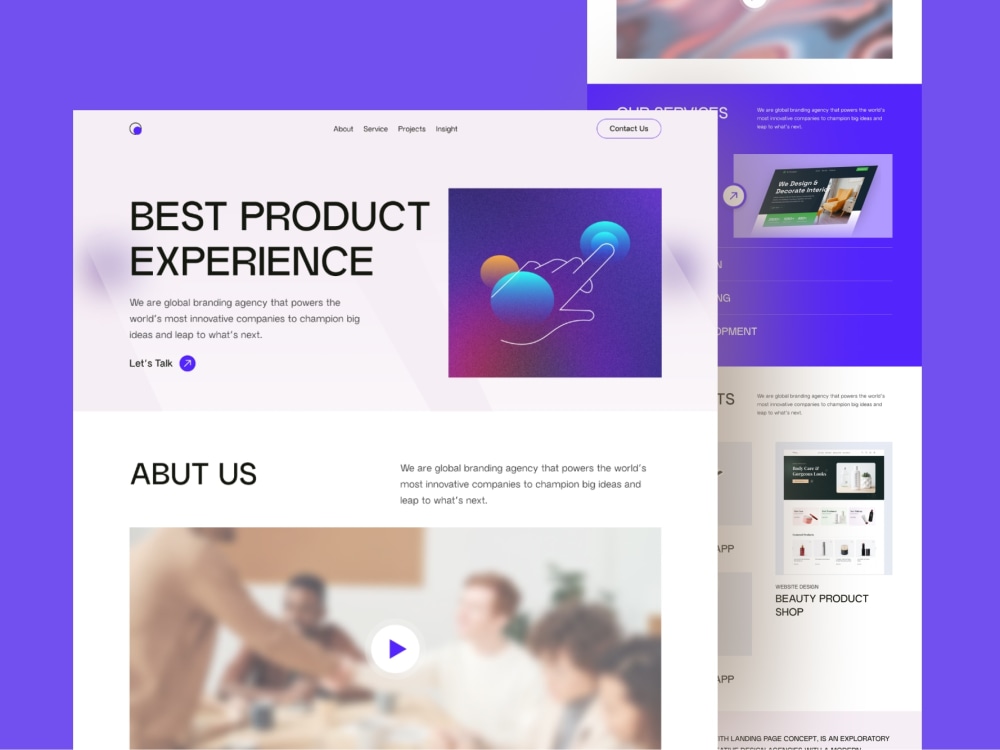 Professional website UI UX Design | Upwork