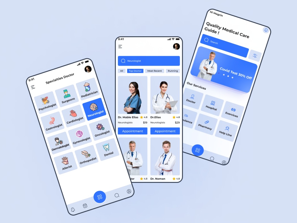 Professional UI/UX design of mobile App in figma | Upwork