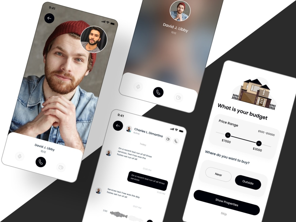 A Modern & Clean Real Estate Mobile App UIUX Design | Figma Expert | Upwork