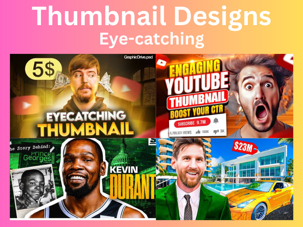 Youtube Thumbnail Designer| Youtube Thumbnail |Youtube Thumbnails ...