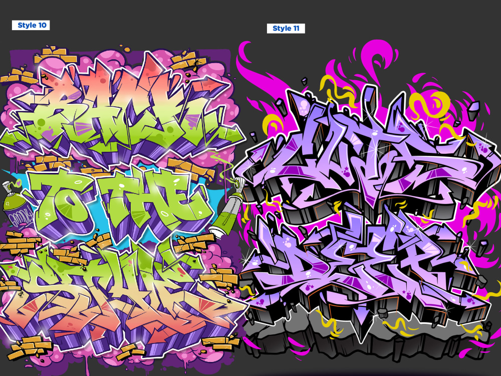Amazing Custom Graffiti/Mural Illustration | Upwork