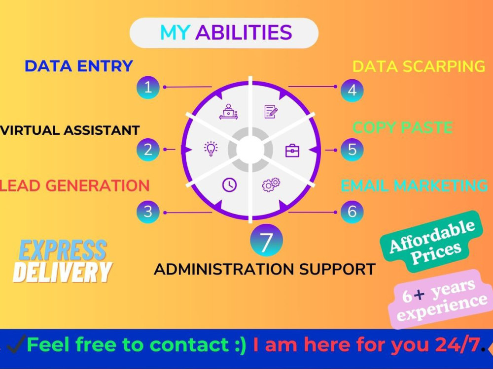 Virtual assistant for Data Entry, Copy Paste, Web Scraping, Data Collection | Upwork