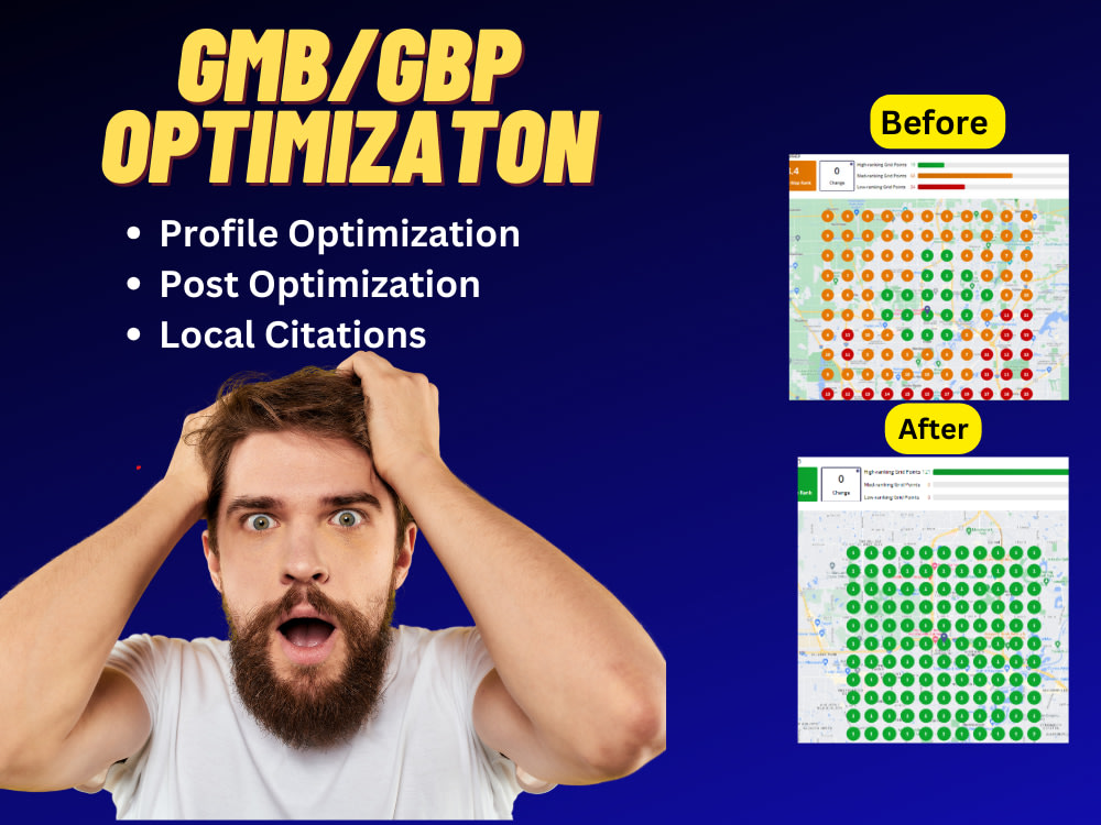 Google My Business Optimization | GMB/GBP Ranking | Local Citations | Upwork
