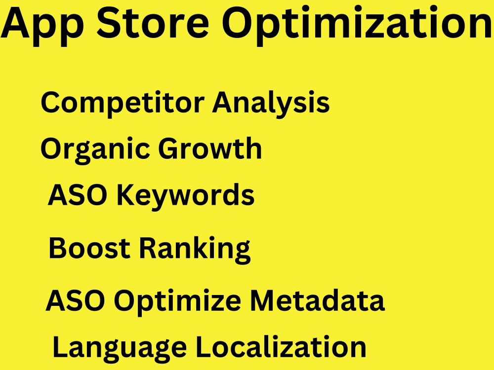 ASO App Store Optimization for Android and IOS Apps or Games | ASO Manager | Upwork