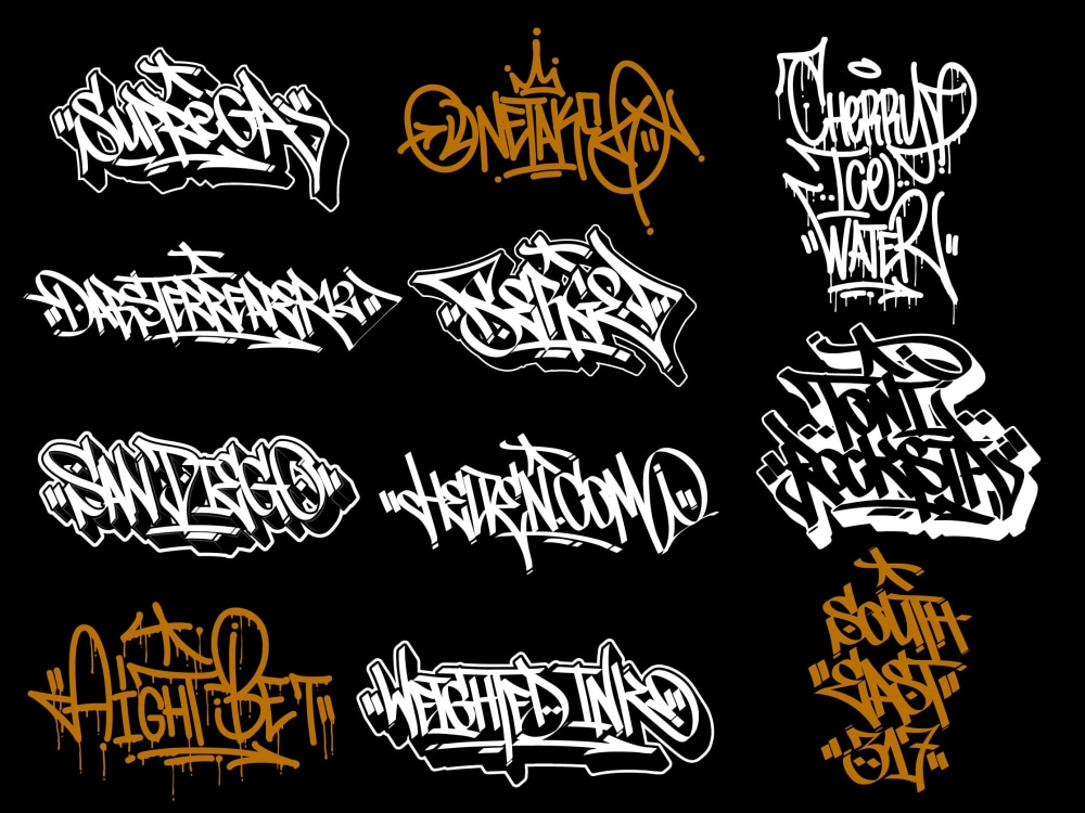 Amazing graffiti tags/handstyles lettering | Upwork