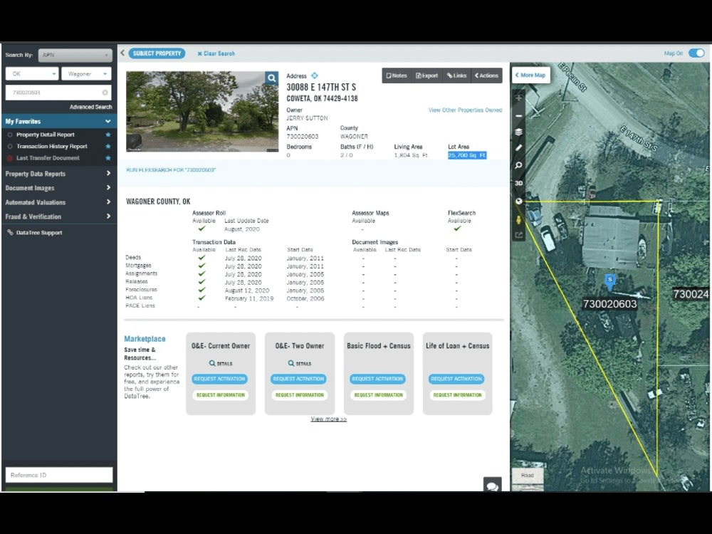Property owner name and mailing information | Upwork