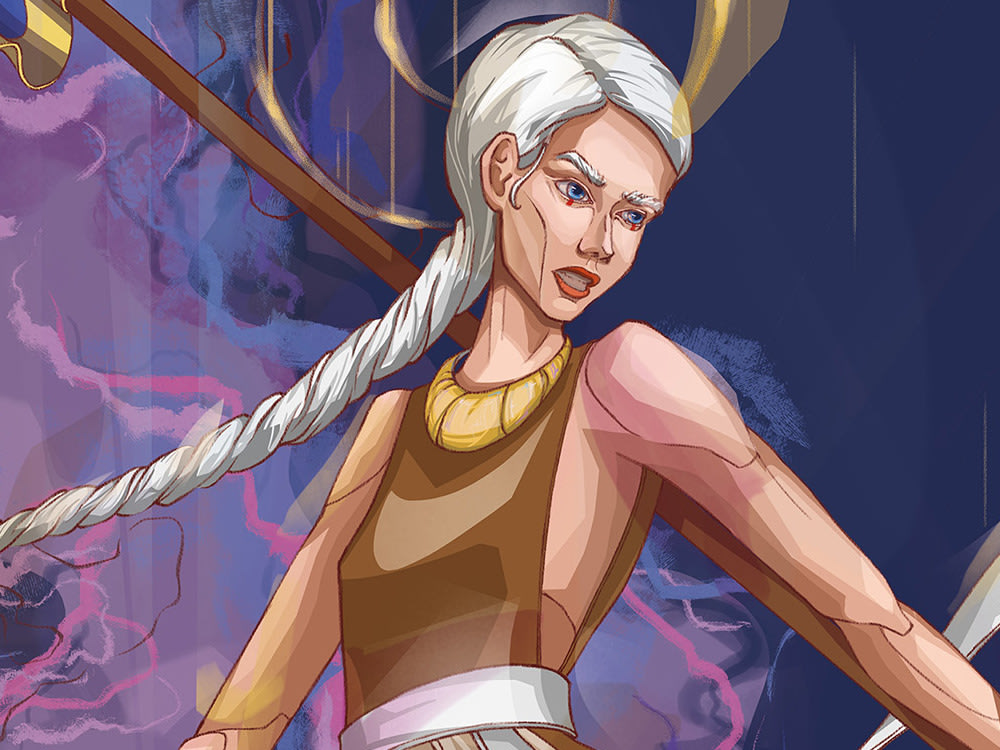 Cool characters design illustration.Stylized heroes with their own ...