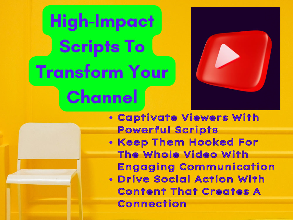 Scripting Success: Expert YouTube Scriptwriting Services | Upwork