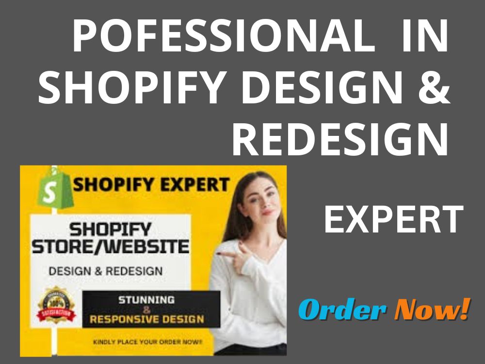Build shopify store design and redesign, dropshipping store | Upwork