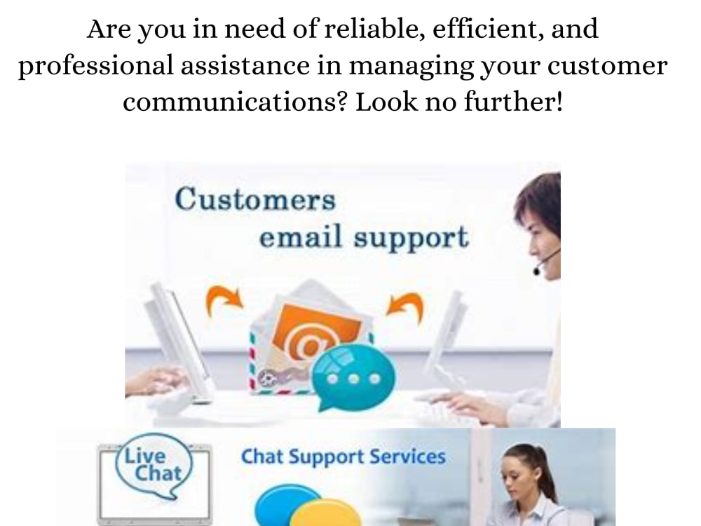 Professional virtual assistant for chat and email support | Upwork