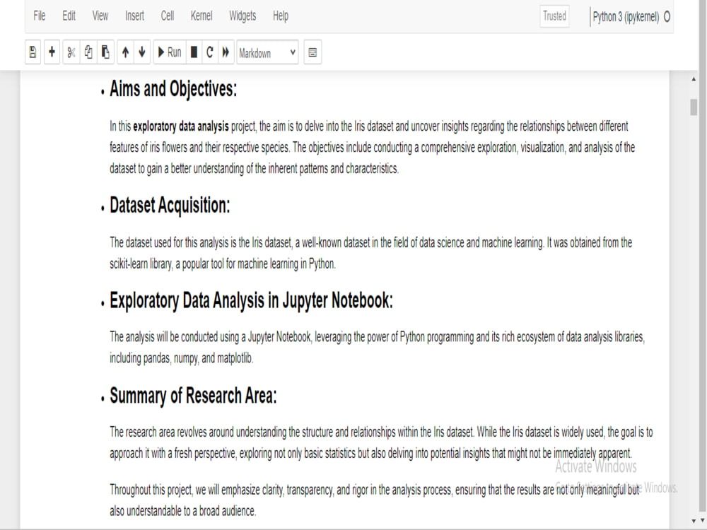 Exploratory Data Analysis Project (EDA) using python | Upwork