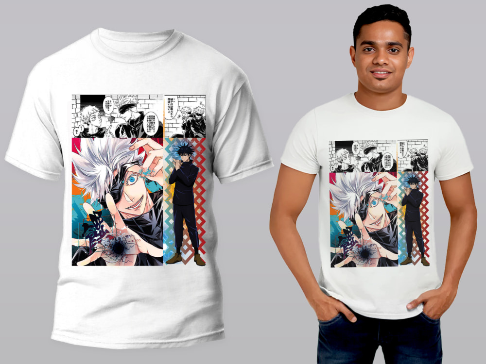 Bootleg Anime Tshirt Design | Upwork