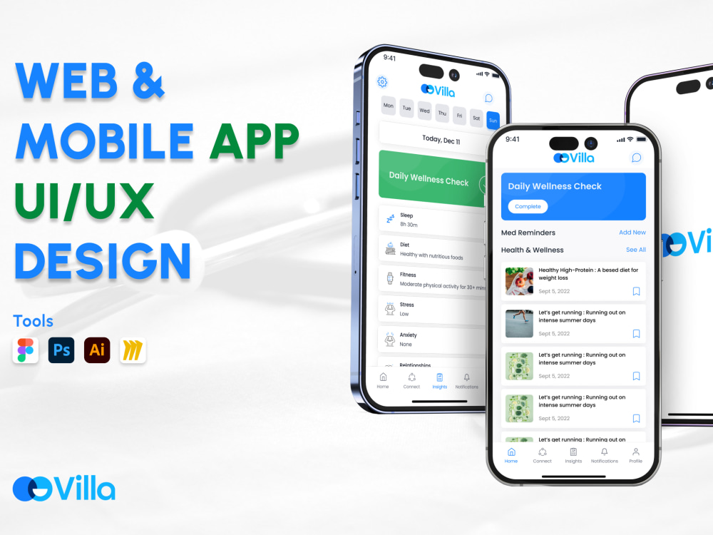 App design, website and web app design in figma | Upwork