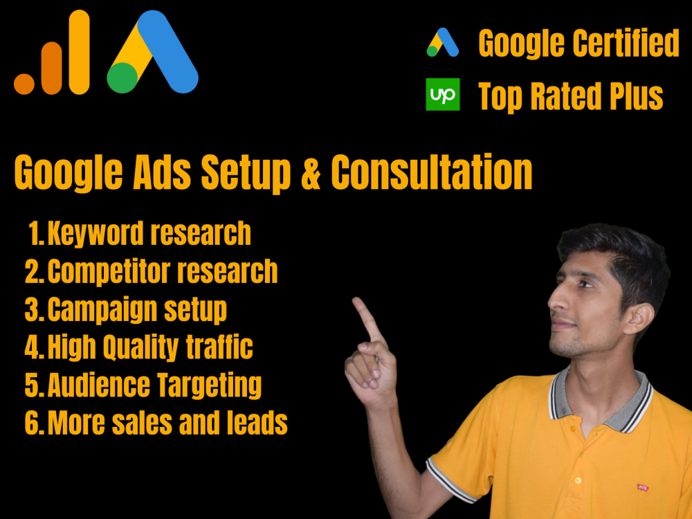 Google Ads Expert, Google Ads PPC, Campaign Setup | Upwork