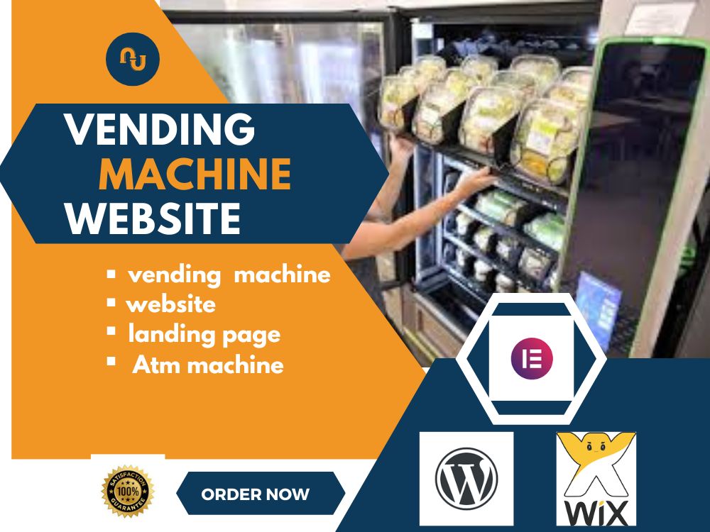 Responsive vending machine website, vending machine landing page | Upwork Responsive vending machine website, vending machine landing page | Upwork